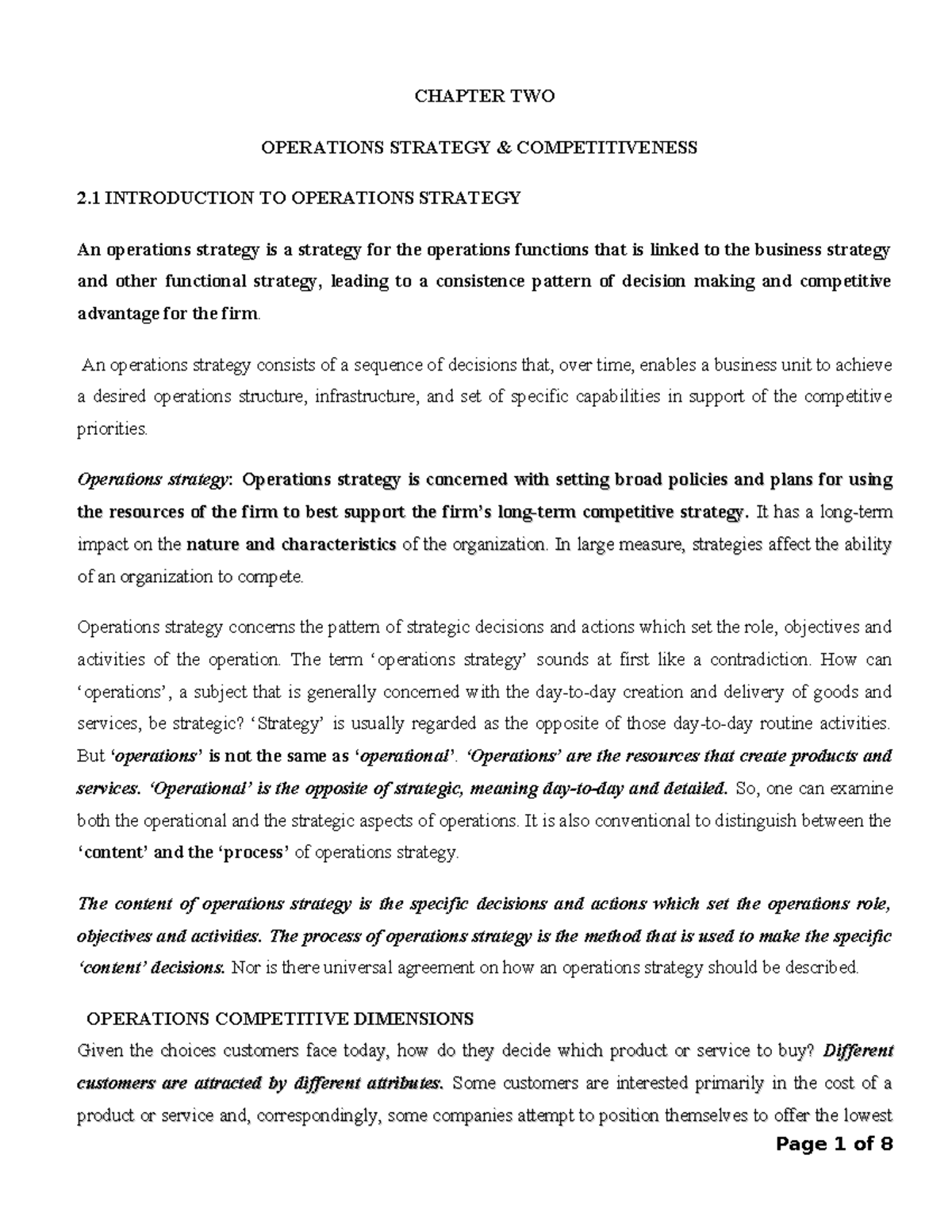 Om Chapter TWO - Accounting and finance material - CHAPTER TWO ...