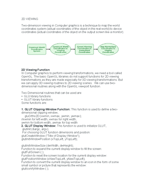 3. Fundamental Elements OF 3D Graphics AND CAM - FUNDAMENTAL ELEMENTS ...