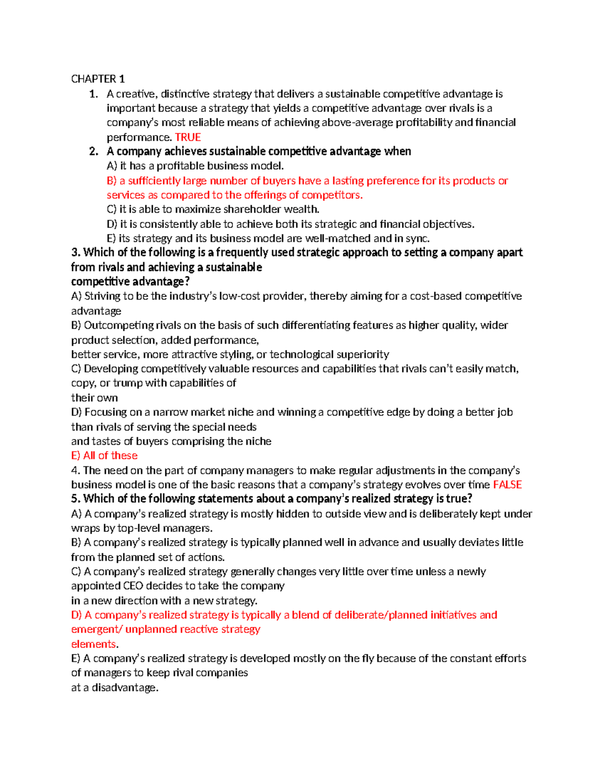 Chapter-1-QTCL - Sách - CHAPTER 1 A creative, distinctive strategy that ...