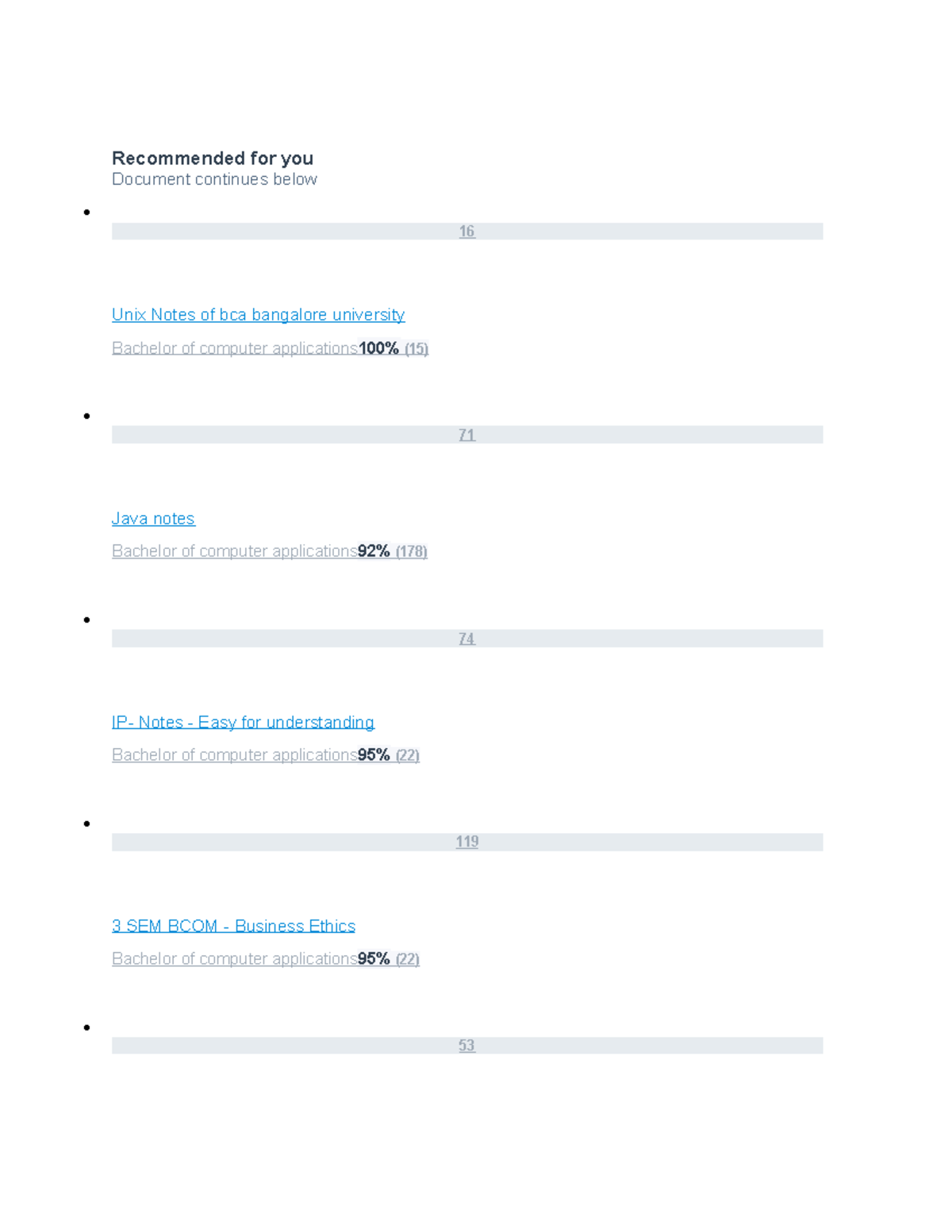 Sample - Recommended for you Document continues below 16 Unix Notes of ...