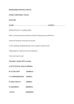 Functional Writing Notes F1 4 - FORM 1 COMPOSITION ADDRESSES NIE BK1 PP ...