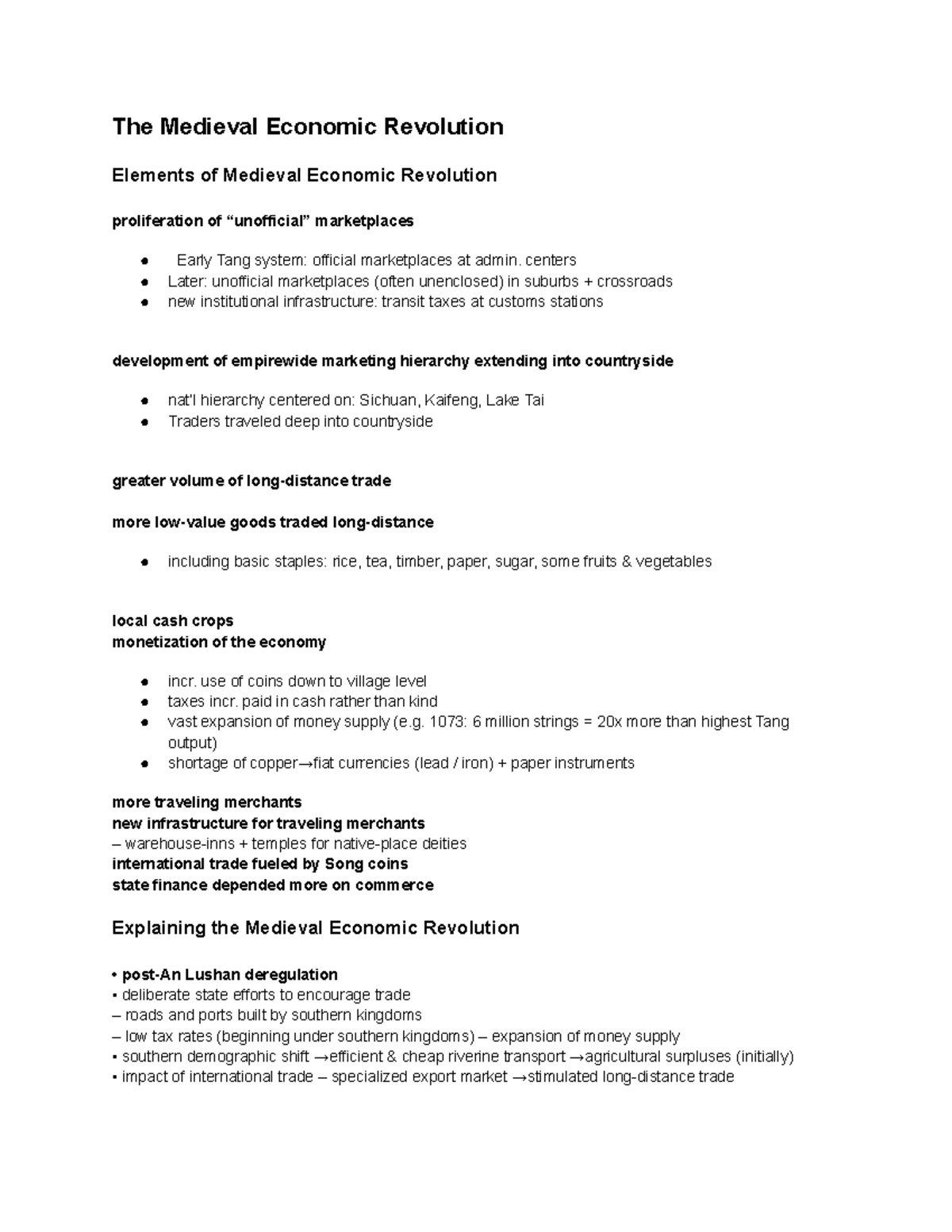 The Medieval Economic Revolution - Google Docs - The Medieval Economic ...