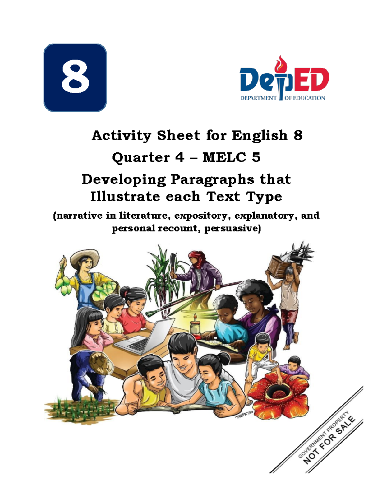 Eng8LAS-Q4-M5 - Summary Resumen temario Universidad - Activity Sheet ...