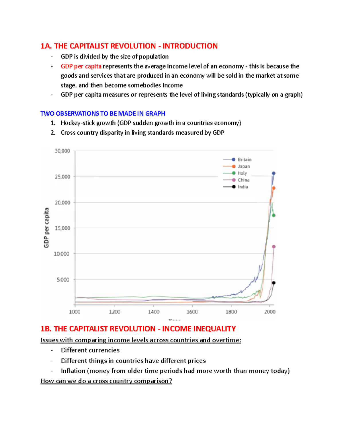 ECON1020 1. THE Capitalist Revolution - 1A. THE CAPITALIST REVOLUTION ...