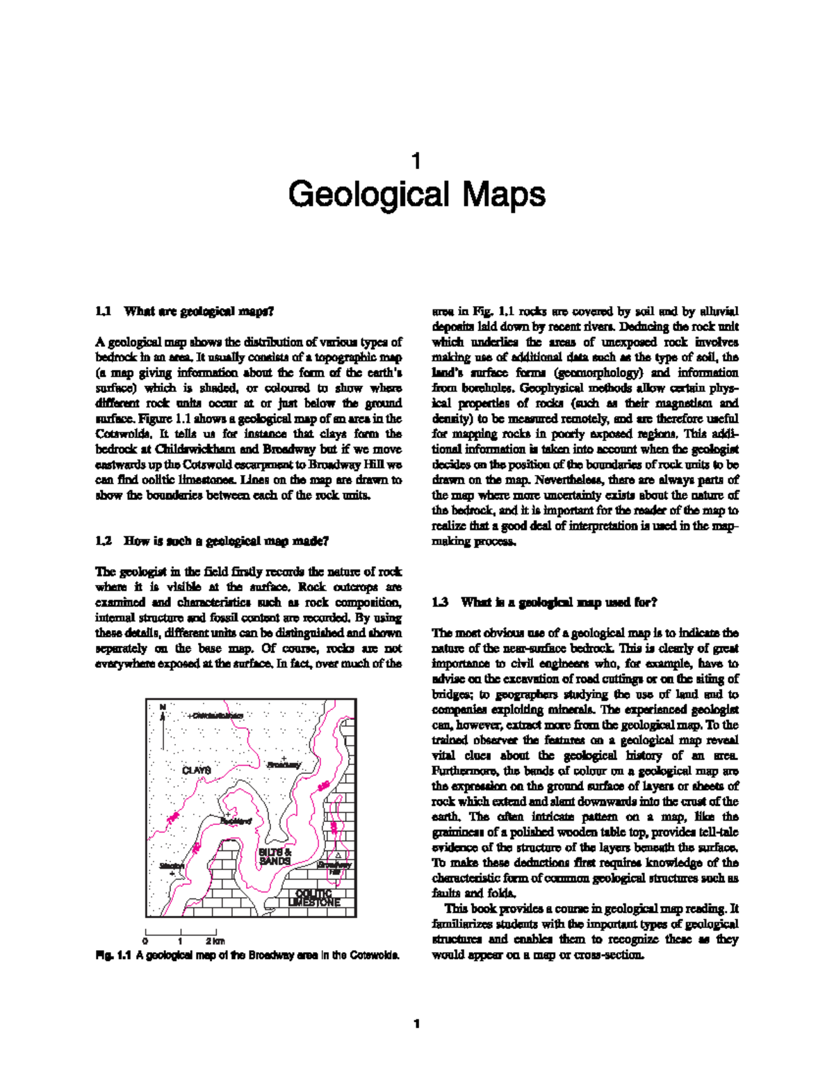 Geologic Map - Course slide - 1 Geological Maps 1 What are geological ...