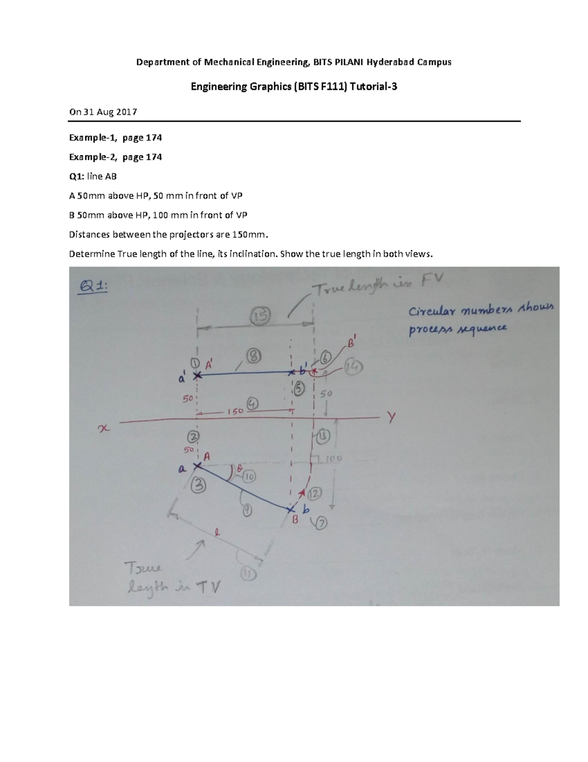 Tut Sheet 4 - Department of Mechanical Engineering, BITS PILANI ...