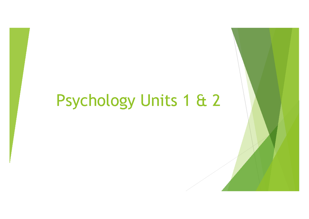 U1 AOS 1 - ch 3 - student copy (final) - Psychology Units 1 & UNIT 1 ...