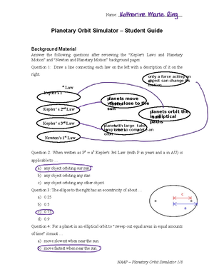 Lab 5 - lab 5 - Name: Eclipsing Binary Simulator – Student Guide Background Material Complete ...