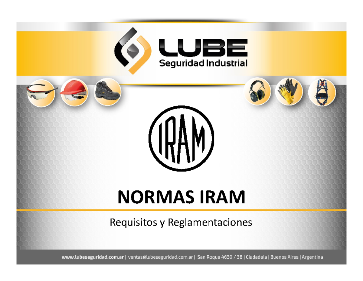 122 normas-iram - Normas aplicadas en higiene y seguridad en el trabajo ...