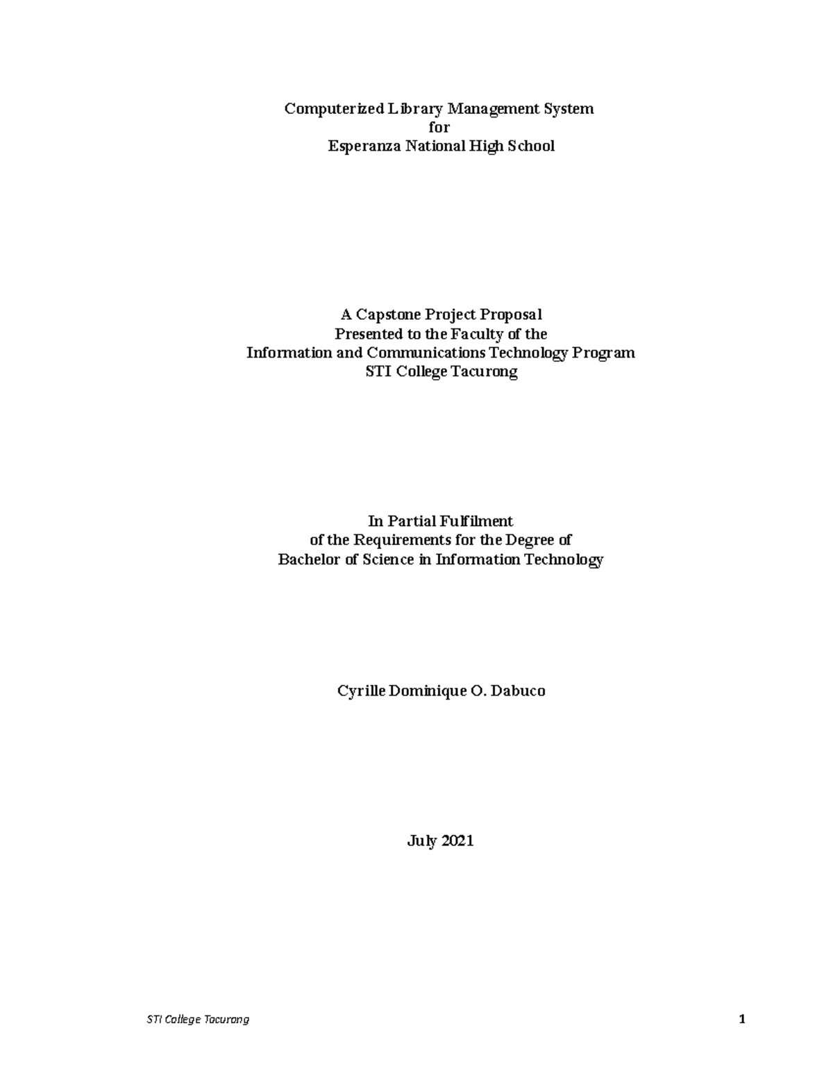 Computerized Library Management System - Computerized Library ...