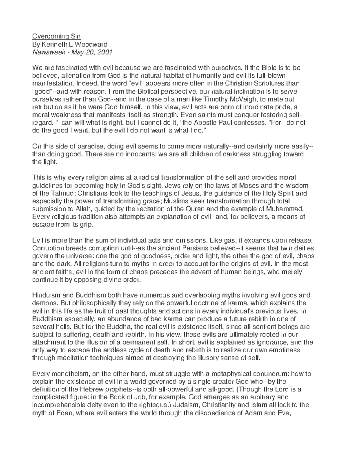 Overcoming Sin-text and chart-Nonfiction-3U - Overcoming Sin By Kenneth ...