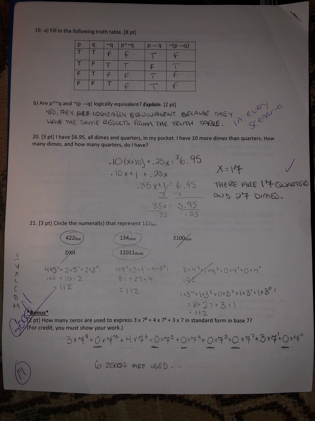 Number Systems and Operations Test 1 - MAT 106 - Studocu