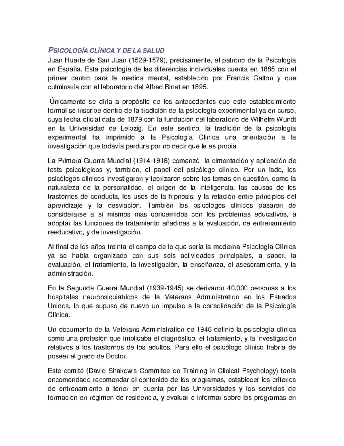 Perfiles profesionales - PSICOLOGÍA CLÍNICA Y DE LA SALUD Juan Huarte ...