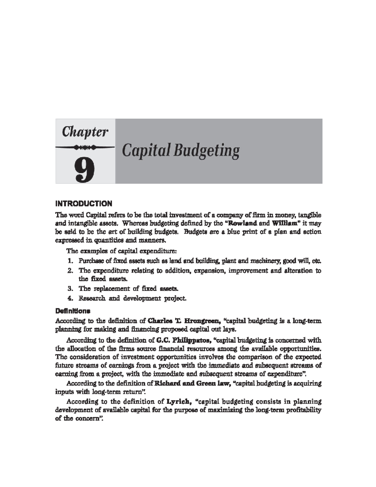 Chapter+5+-+ Capital+ Budgeting - Accountancy - Studocu