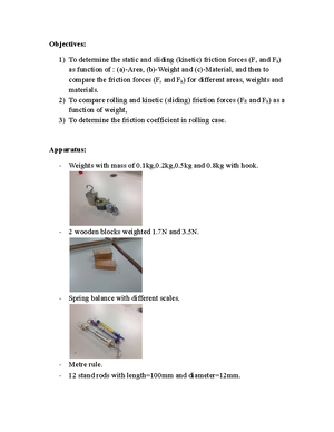 Pdf-friction-experiment-lab-report compress EME1016 - Table Table of of ...