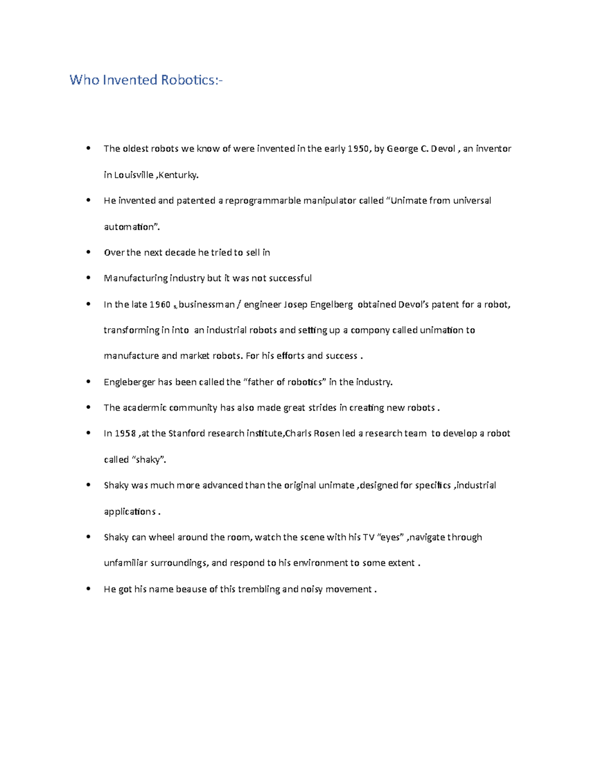 Who Invented Robotics - Who Invented Robotics:- The oldest robots we ...