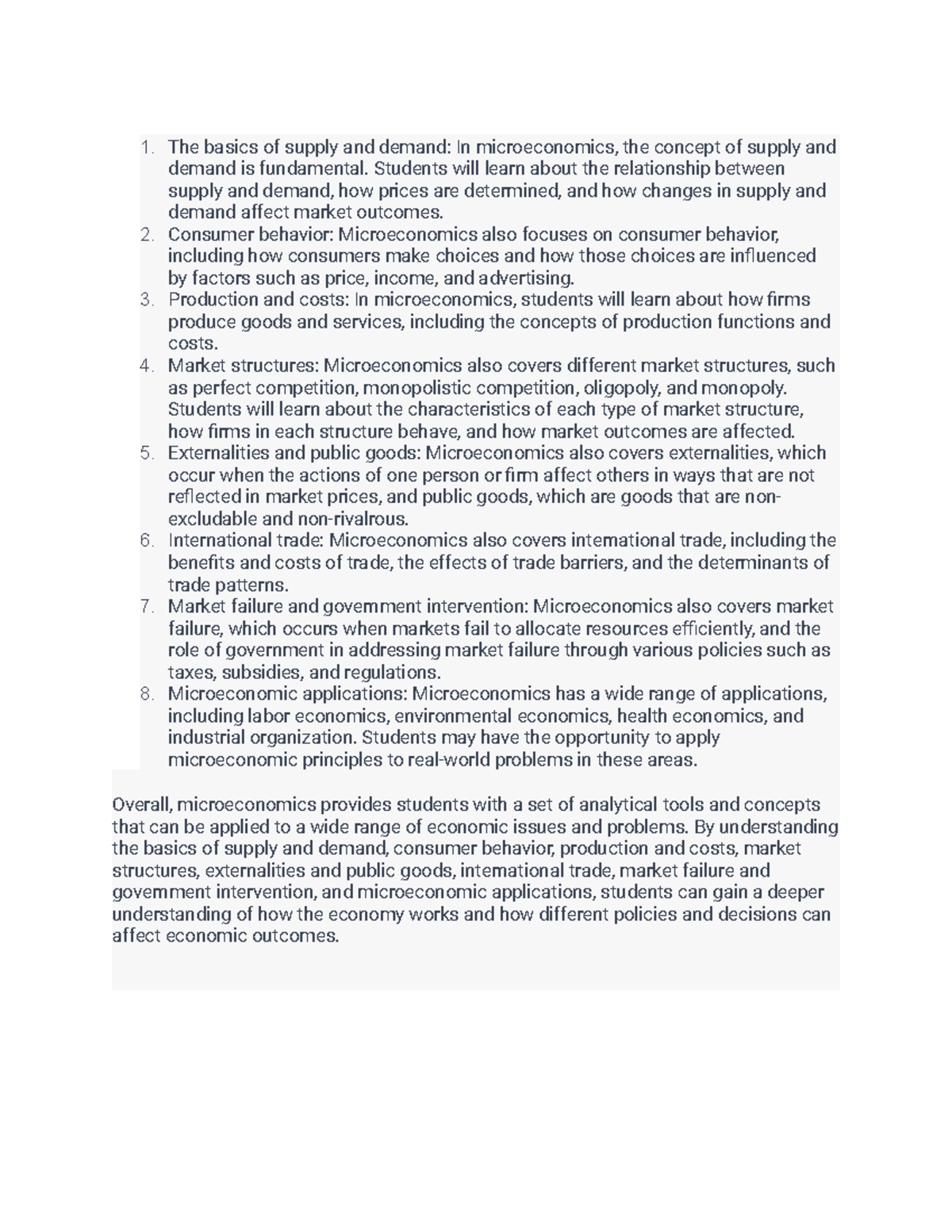 Microeconomics - The basics of supply and demand: In microeconomics ...