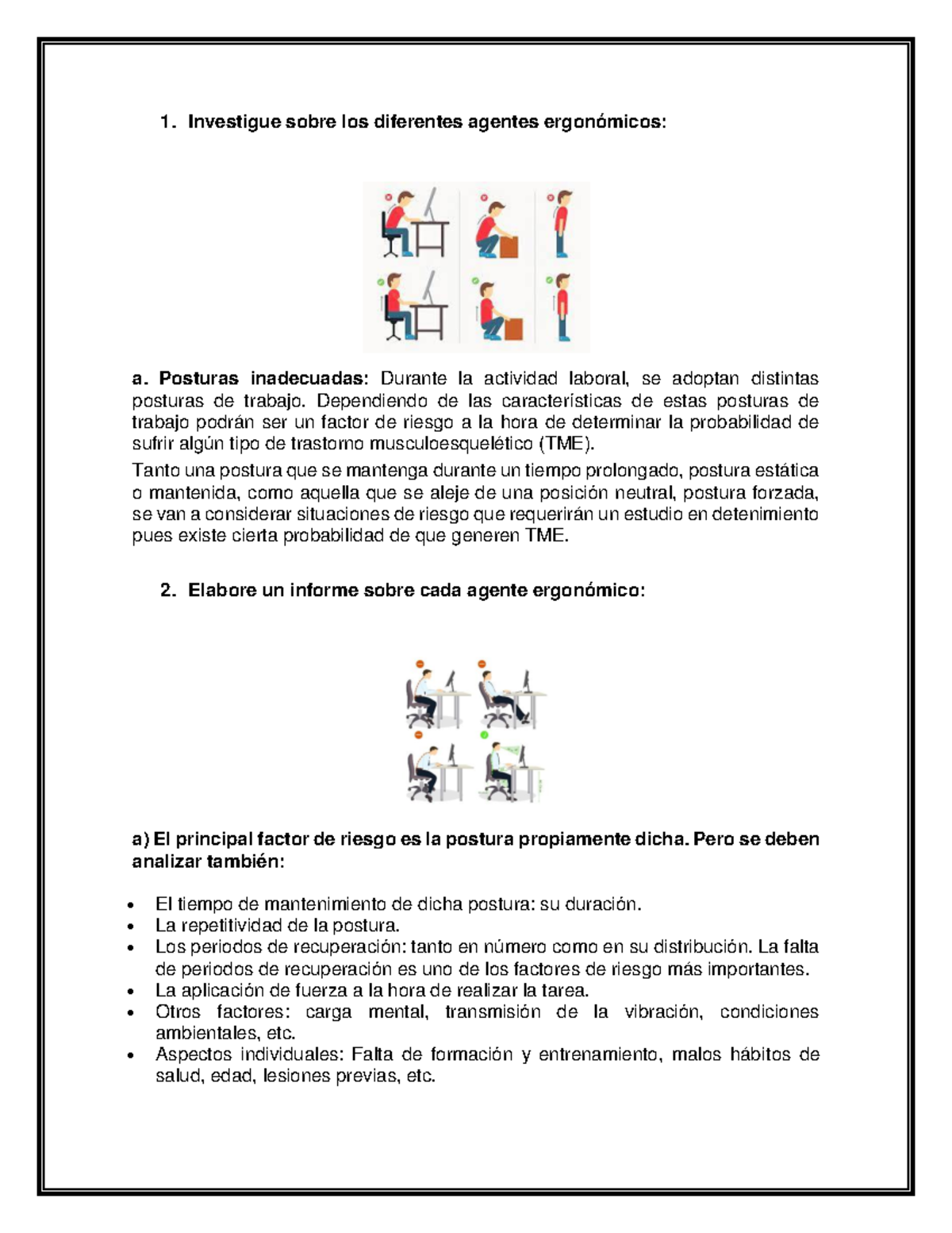 Hoja de trabajo laboral - Investigue sobre los diferentes agentes ...