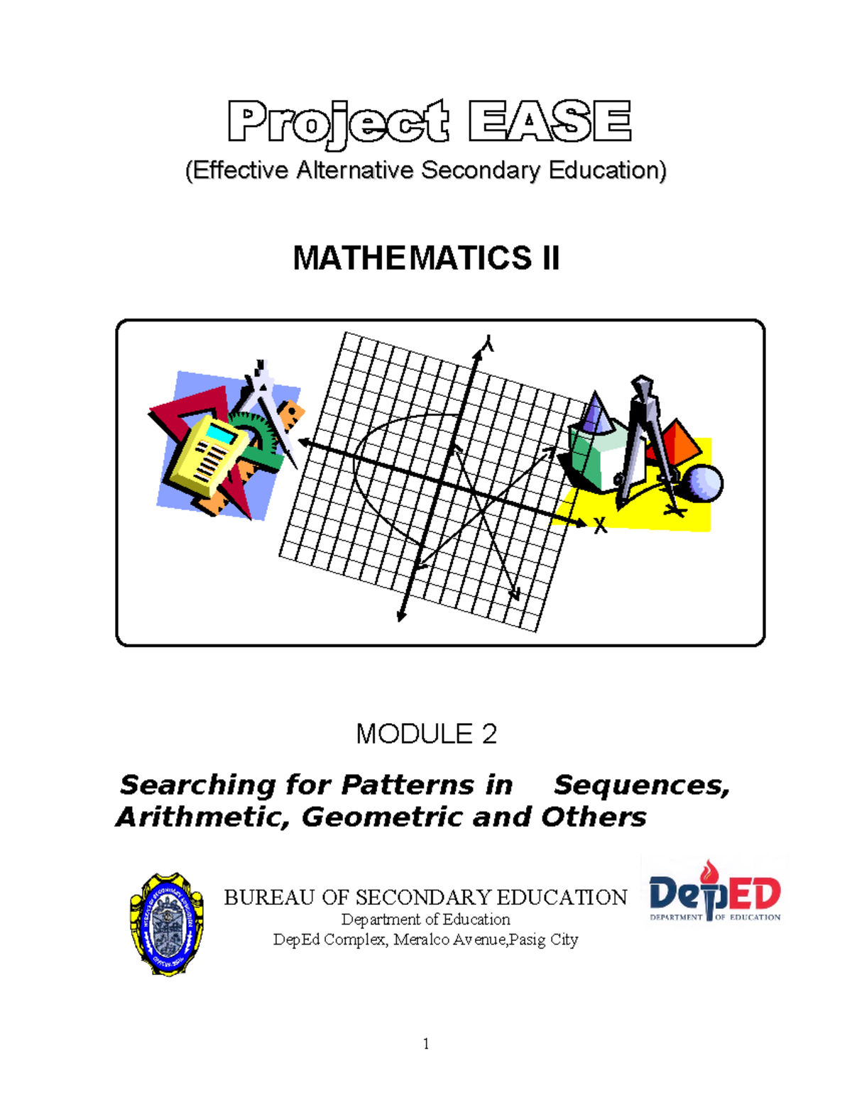 Module 2 - Searching for Patterns, Sequence and Series - (Effective Alternative Secondary - Studocu