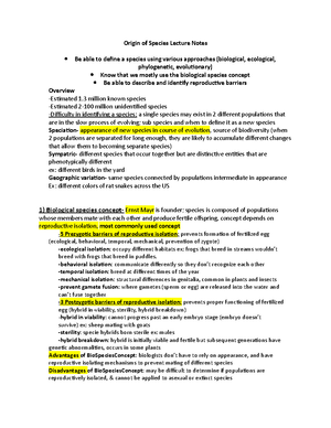 Ecology - POPULATION ECOLOGY Life tables: summarize the probability ...