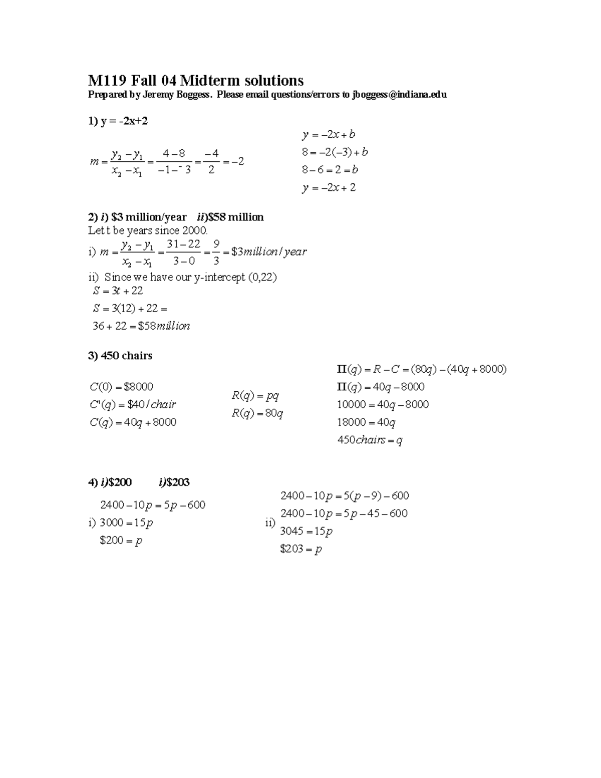 M119Fall2004 Midterm Solutions - M119 Fall 04 Midterm solutions ...