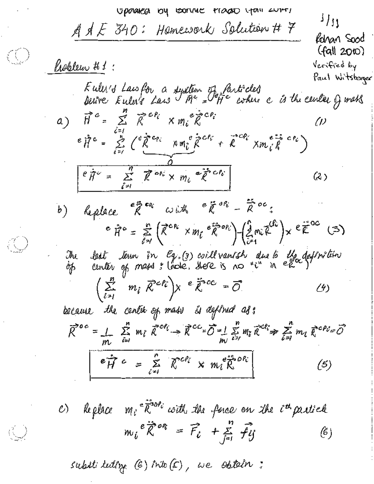 Aae340 hw7 solution - AAE 34000 - Studocu