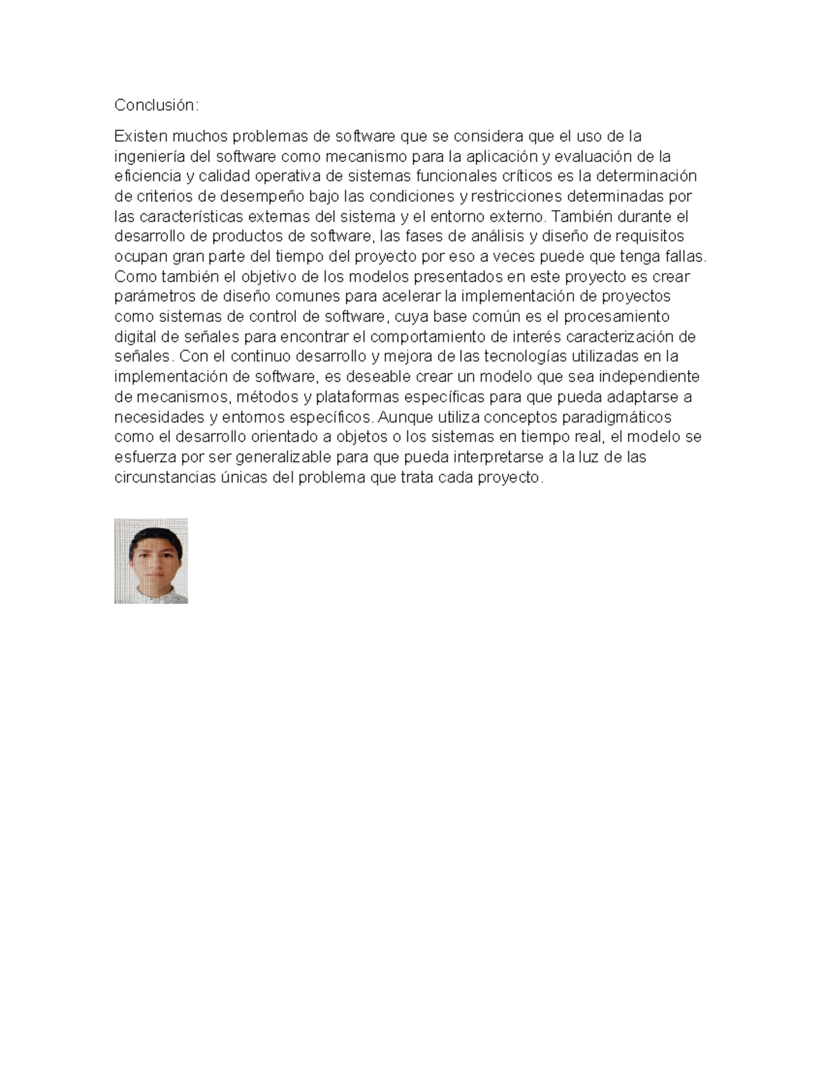 Conclusión - conclusion sobre tarea - Conclusión: Existen muchos ...