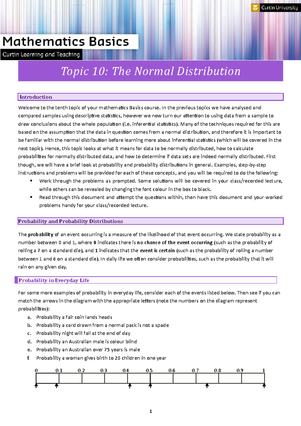 MATH- Mathematics Basic Topic 10- Lecture notes.docx - Topic 10: The ...