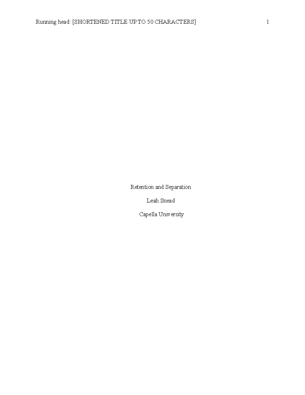 Week 0401 - coursework - Running head: [SHORTENED TITLE UP TO 50 ...