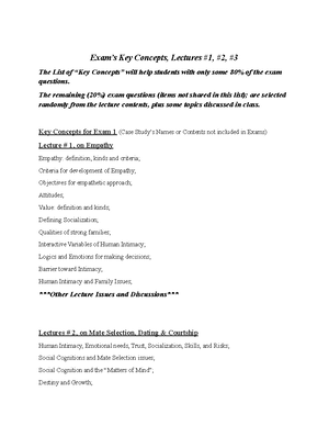 2. Key Concepts for Exam 2, on Lectures 4, 5, 6, & 7 - Key Concepts ...