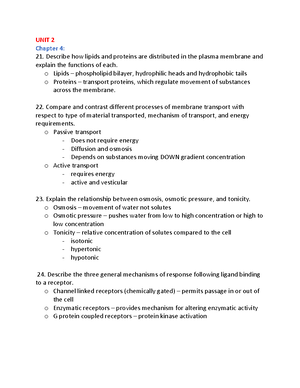 Anatomy and Physiology: The Cell PDF STUDY GUIDE Chapter 4 - SUMMER ...