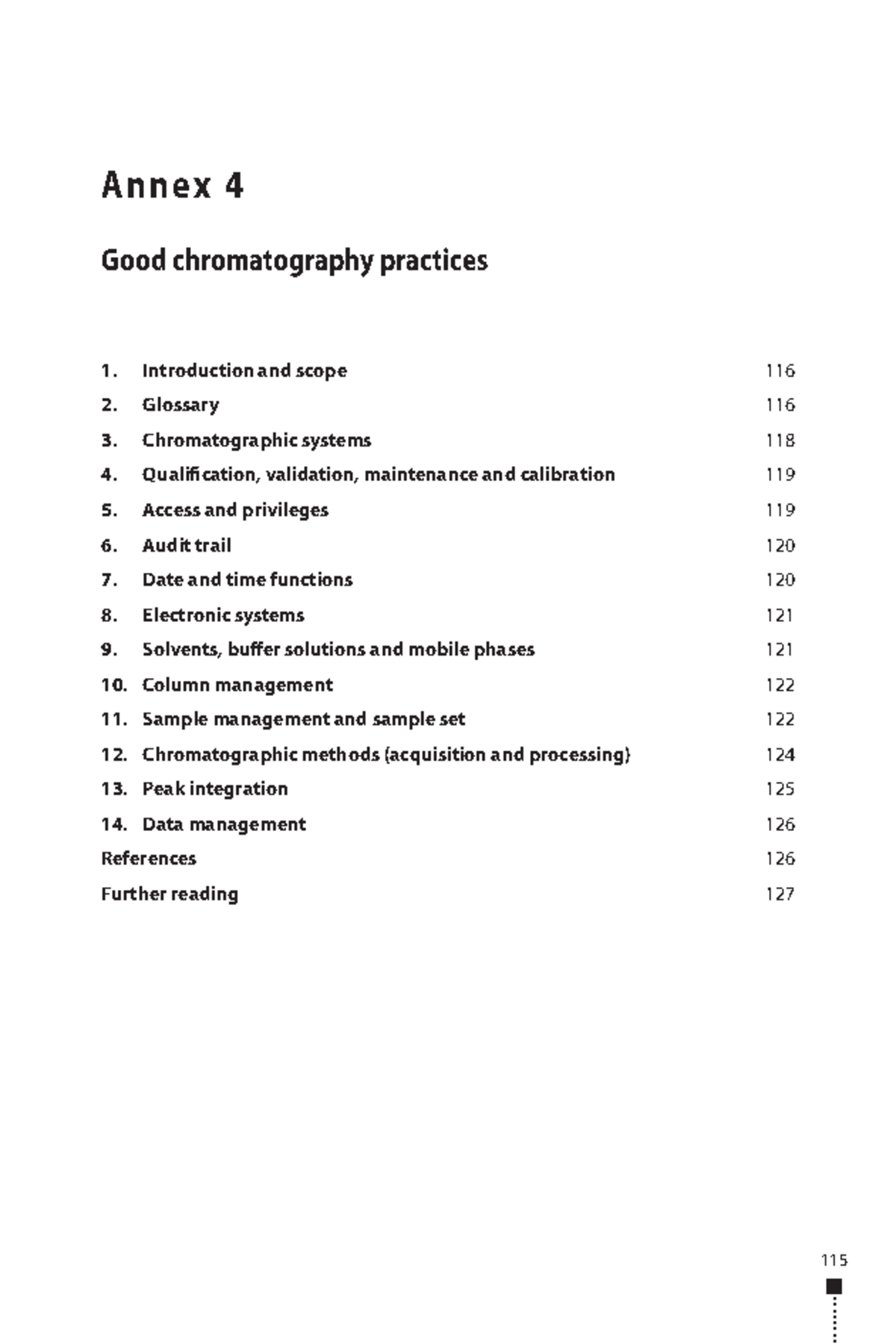WHO good chromatography practices (TRS1025 Annex 4) - Good ...