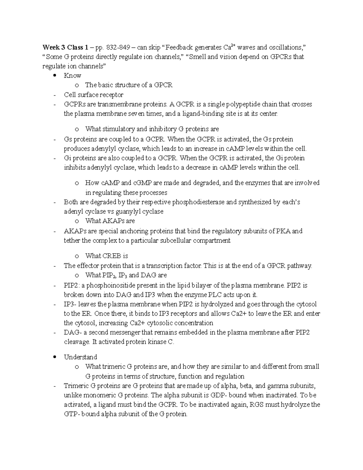 Week 3 Class 1 Lecture Notes - Week 3 Class 1 – pp. 832-849 – can skip ...