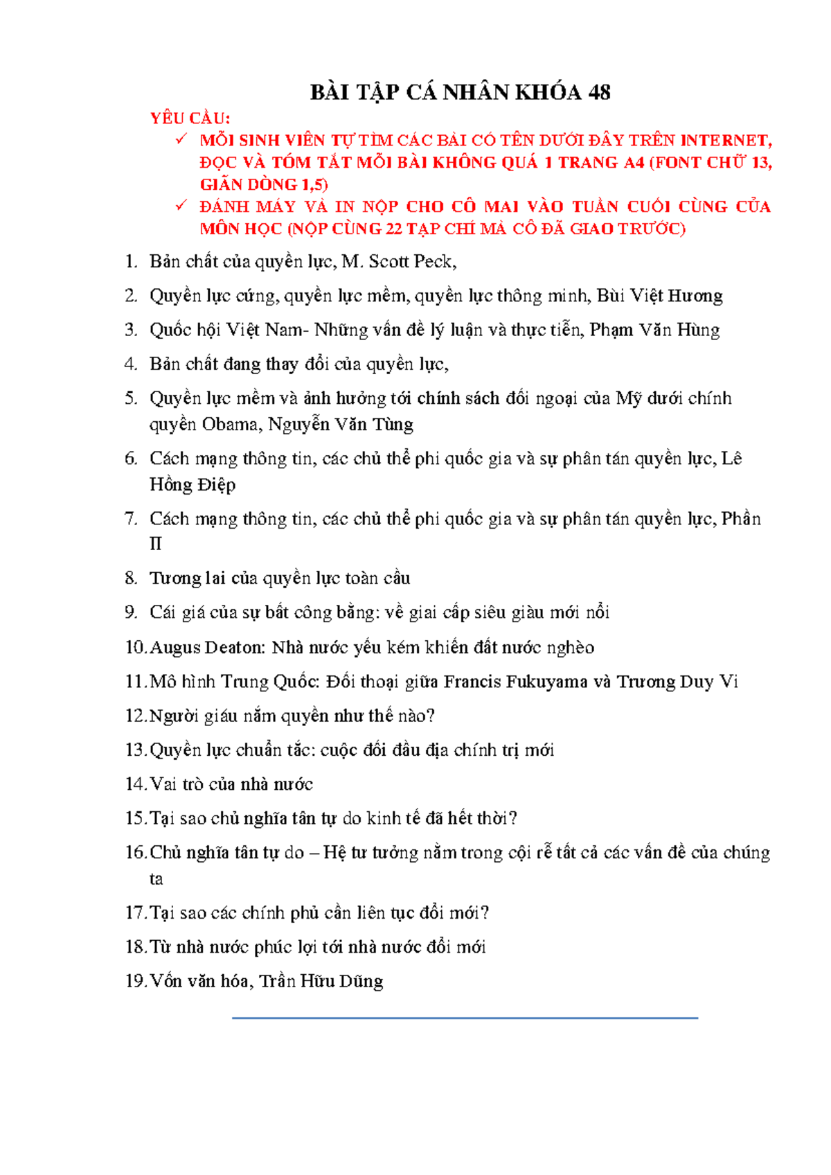 Cô NTNMai Danh mục 19 bài tìm đọc trên Internet - BÀI TẬP CÁ NHÂN KHÓA ...