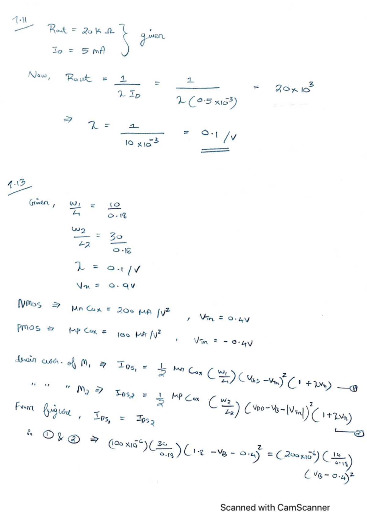 HW3 - Homework Solutions for Electronic Circuits. - EE 3311 - Studocu