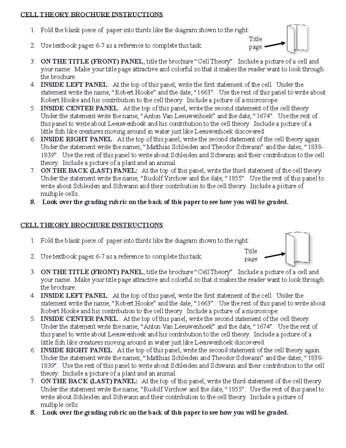 Celltheorybrochure - gfdtyitfyoyiftyyuo;iyffxtufghxe6 - CELL THEORY ...