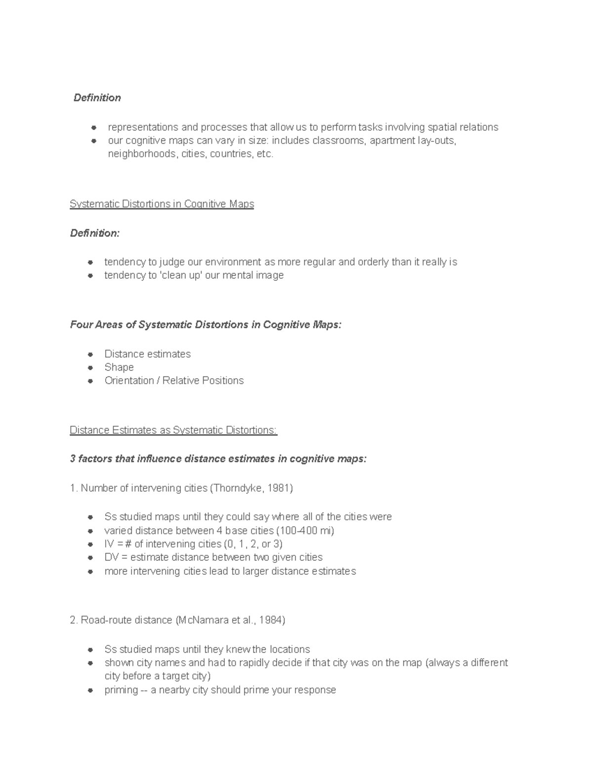 cognitive psych lecture notes - Definition representations and ...