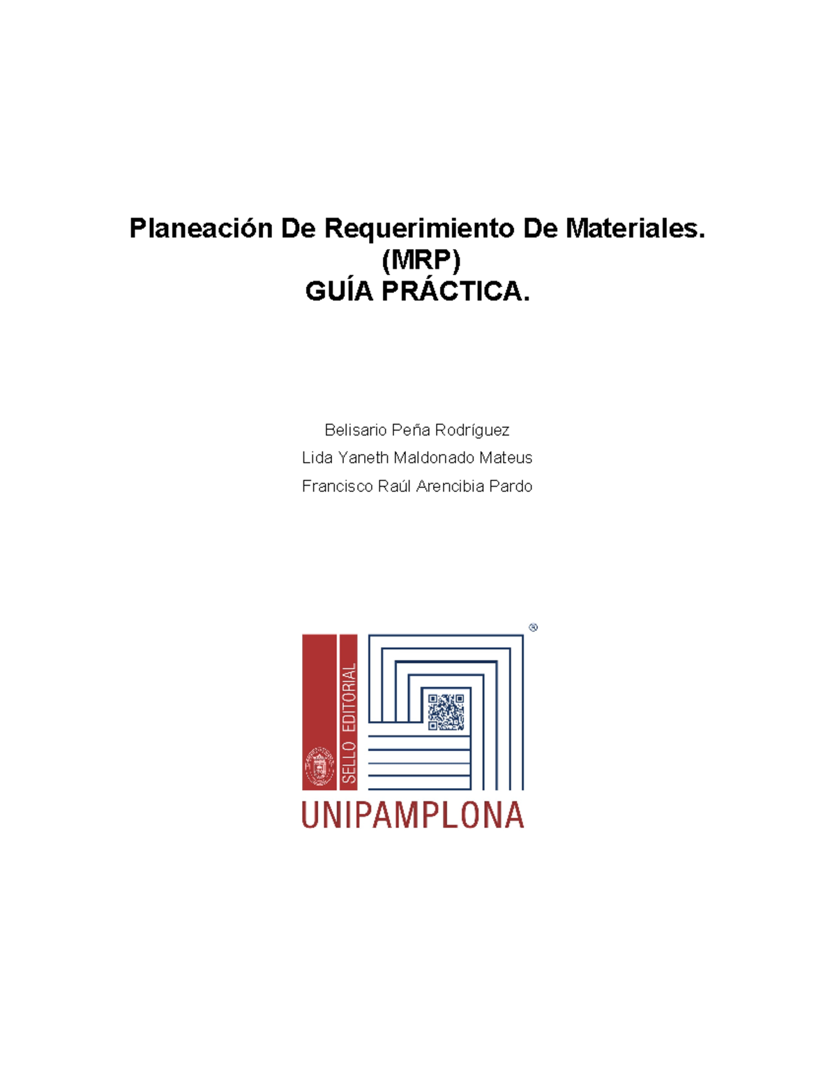 Libro MRP BPR 16 agosto 2024 - Planeación De Requerimiento De ...