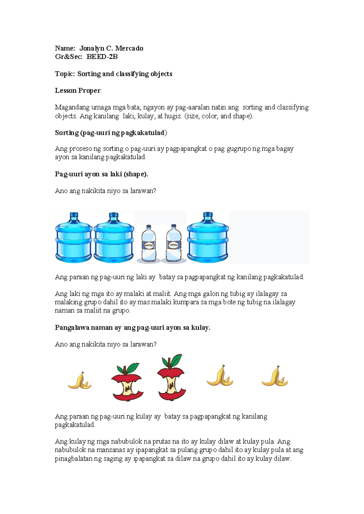 Math - finalsss - Name: Jonalyn C. Mercado Gr&Sec: BEED-2B Topic ...