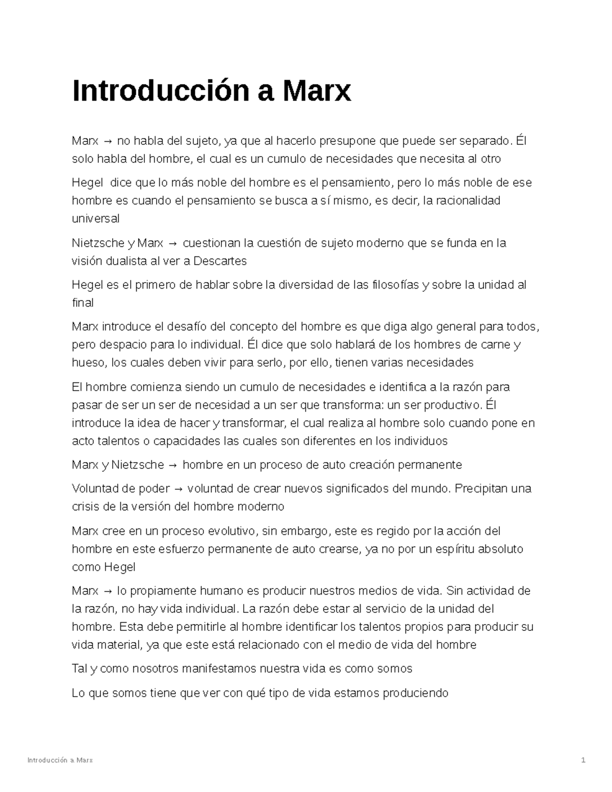 Introducción a Marx - Introducción a Marx 1 Introducción a Marx Marx → ...
