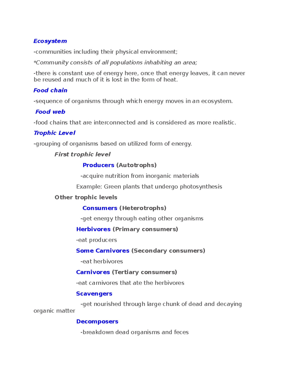 Zoology Lecture-Ecology and Taxonomy-Preserving the Animal Kingdom ...