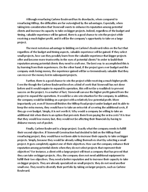 Writing sample 5 - LSAT practice - Although selecting Woodville Press ...