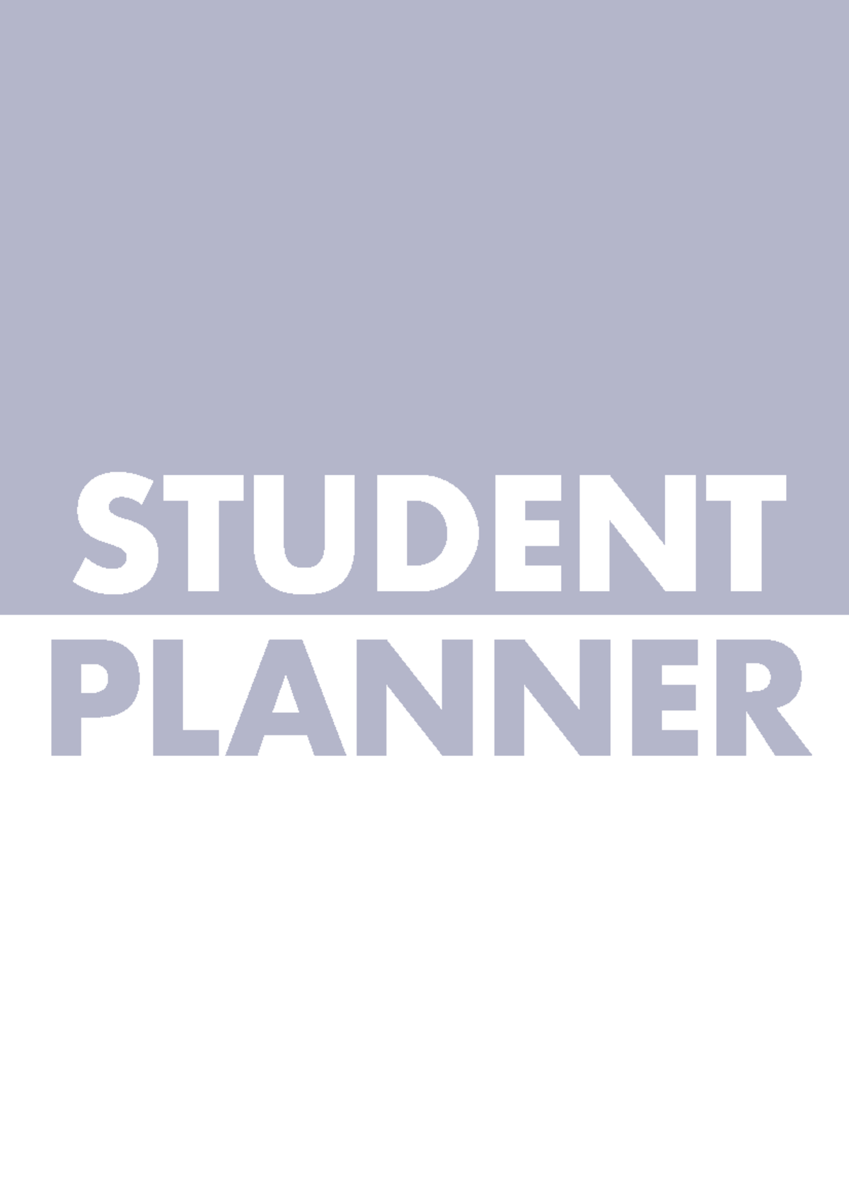 Student Planner (Digital) - STUDENT PLANNER 2021 Calendar Class ...