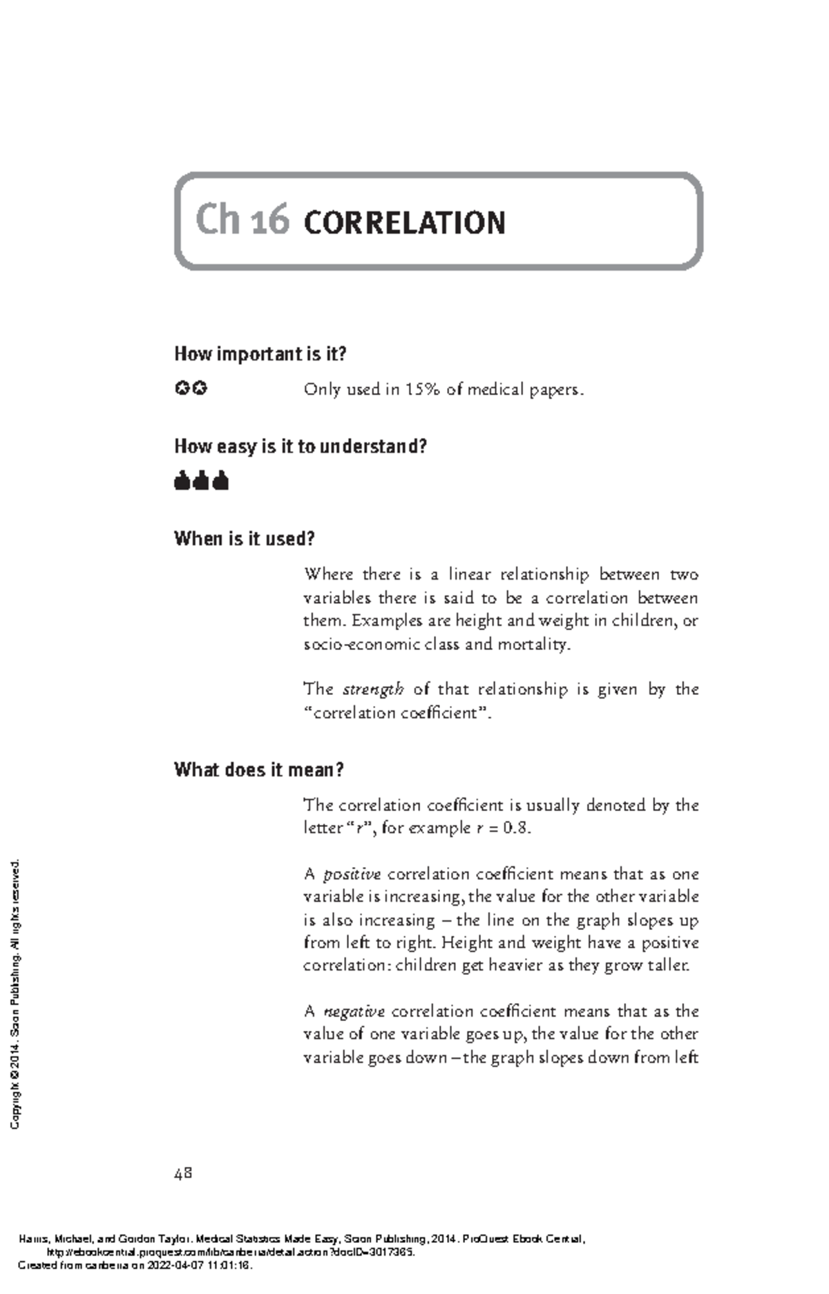 Medical Statistics Made Easy - ( Statistics Which Analyze Relationships ...