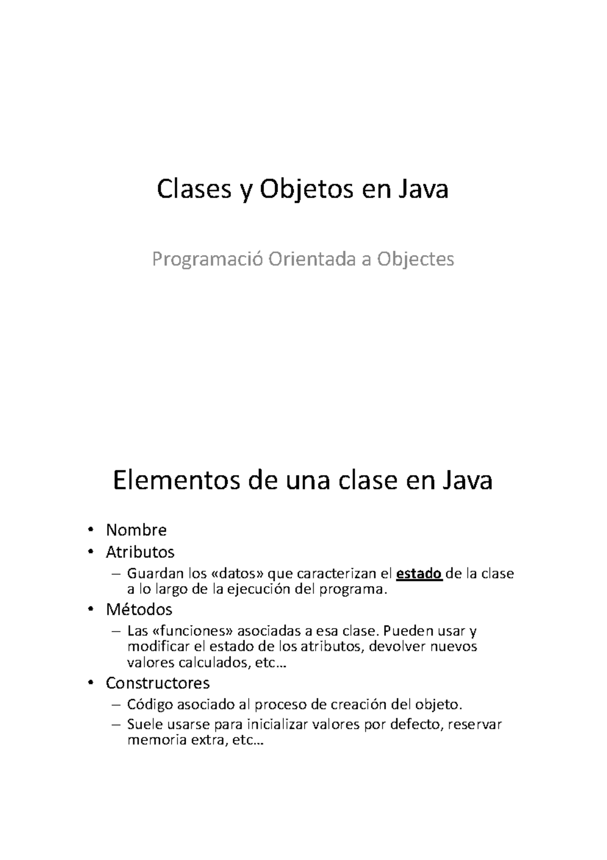 03 - Clases y Objetos en Java - Warning: TT: undefined function: 32 ...