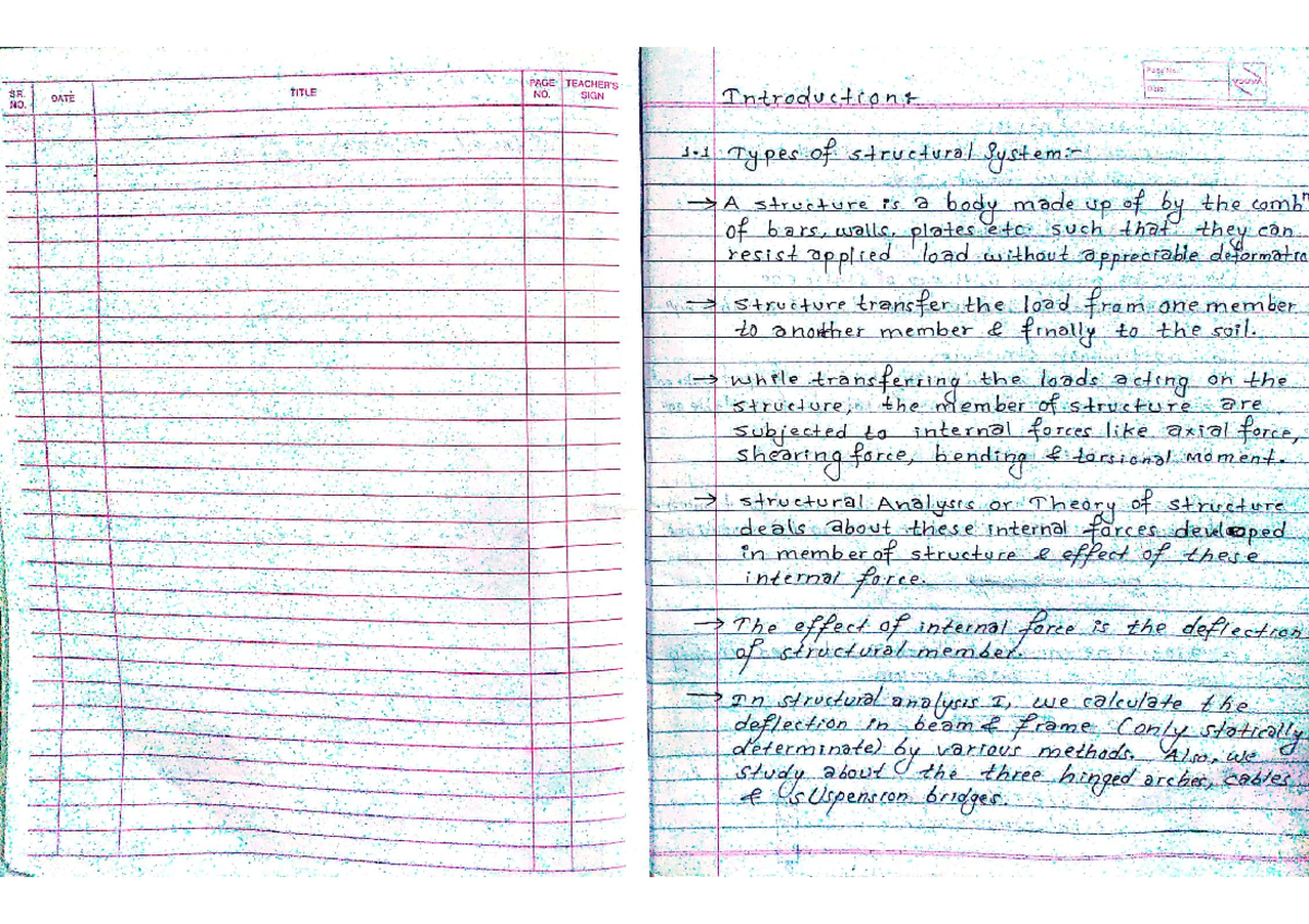 Notes of Structural Analysis I by Sumit Paudel (NEC) - Page No. PAGE ...