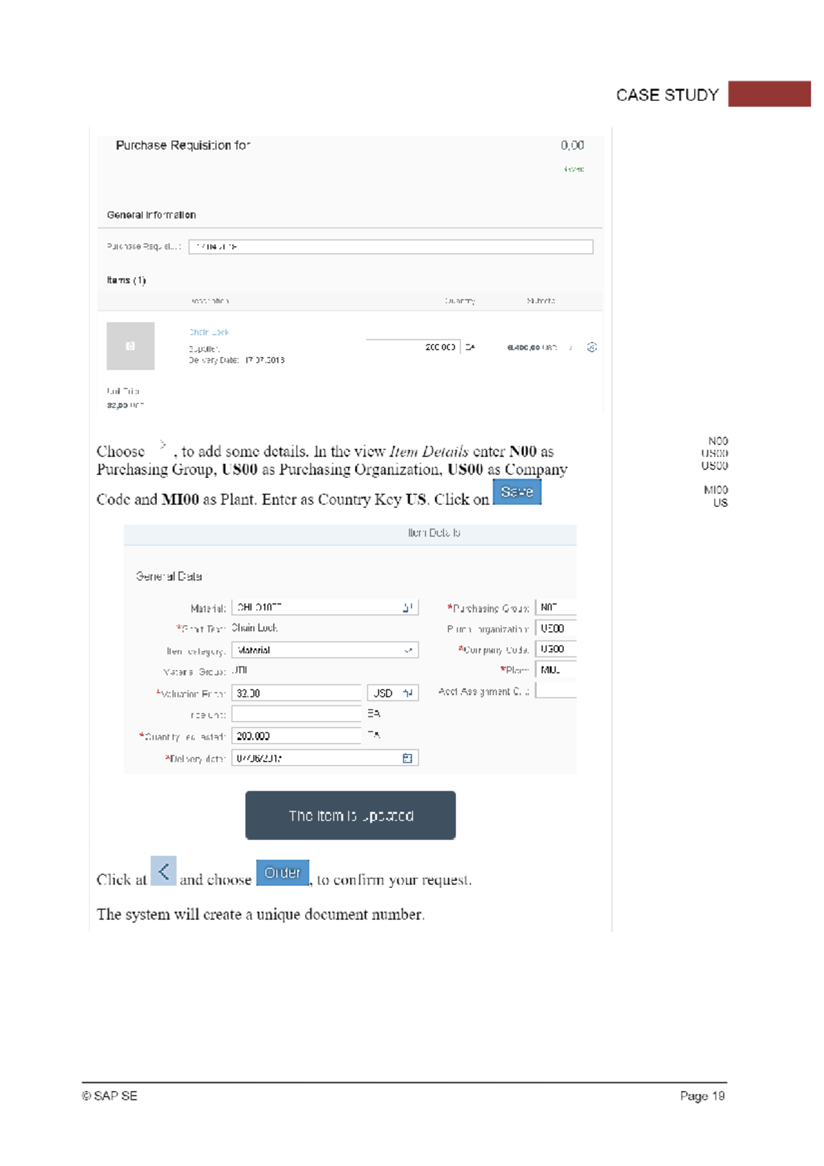 Intro S4HANA Using GBI Case Study MM Fiori en v3.2 PART2- KIT709 Enterprise Architecture and ...