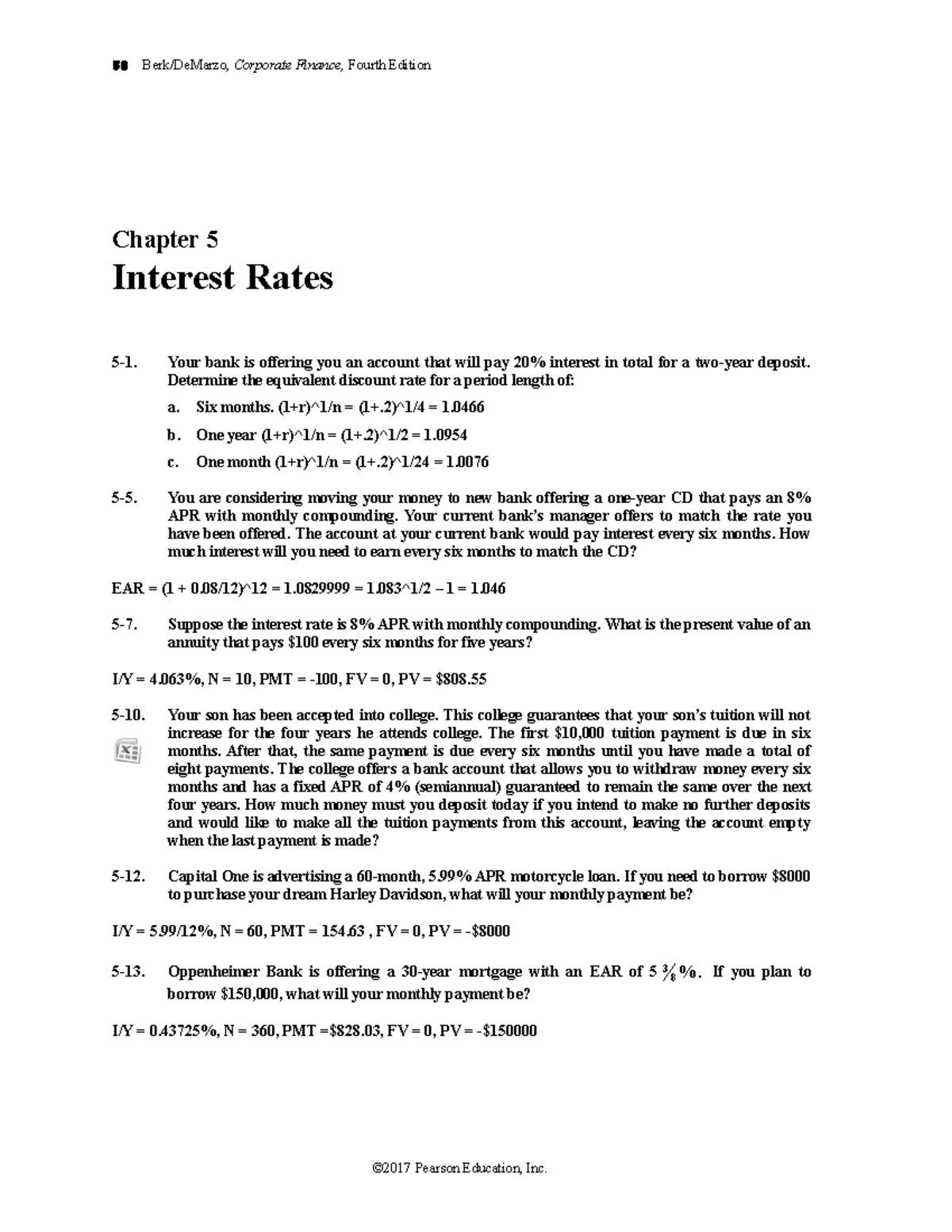 BDM IR - Corporate Finance - Elliot Smith Canvas Posted HW - 58 Berk ...