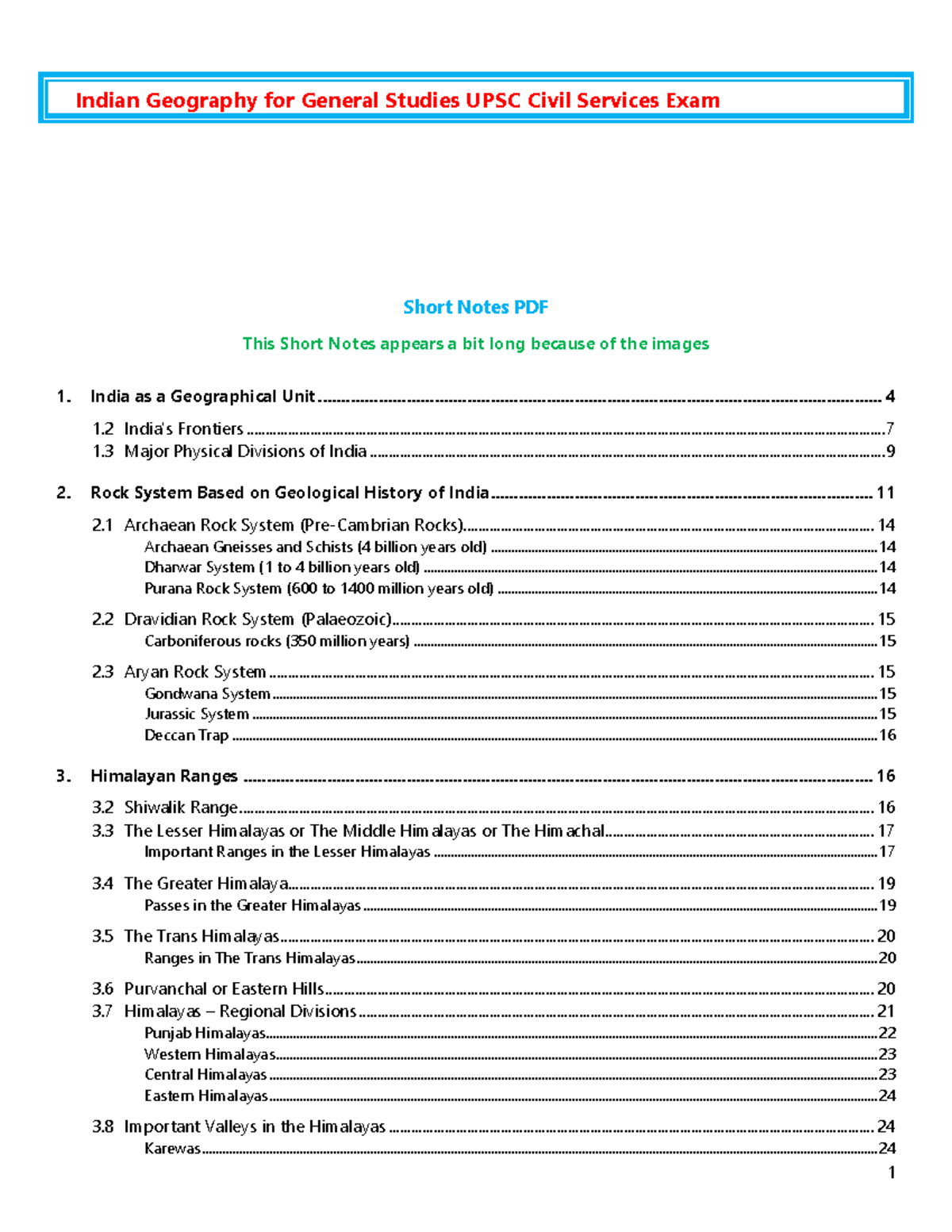 Indian Geography : cultural and physical features of India - Indian ...