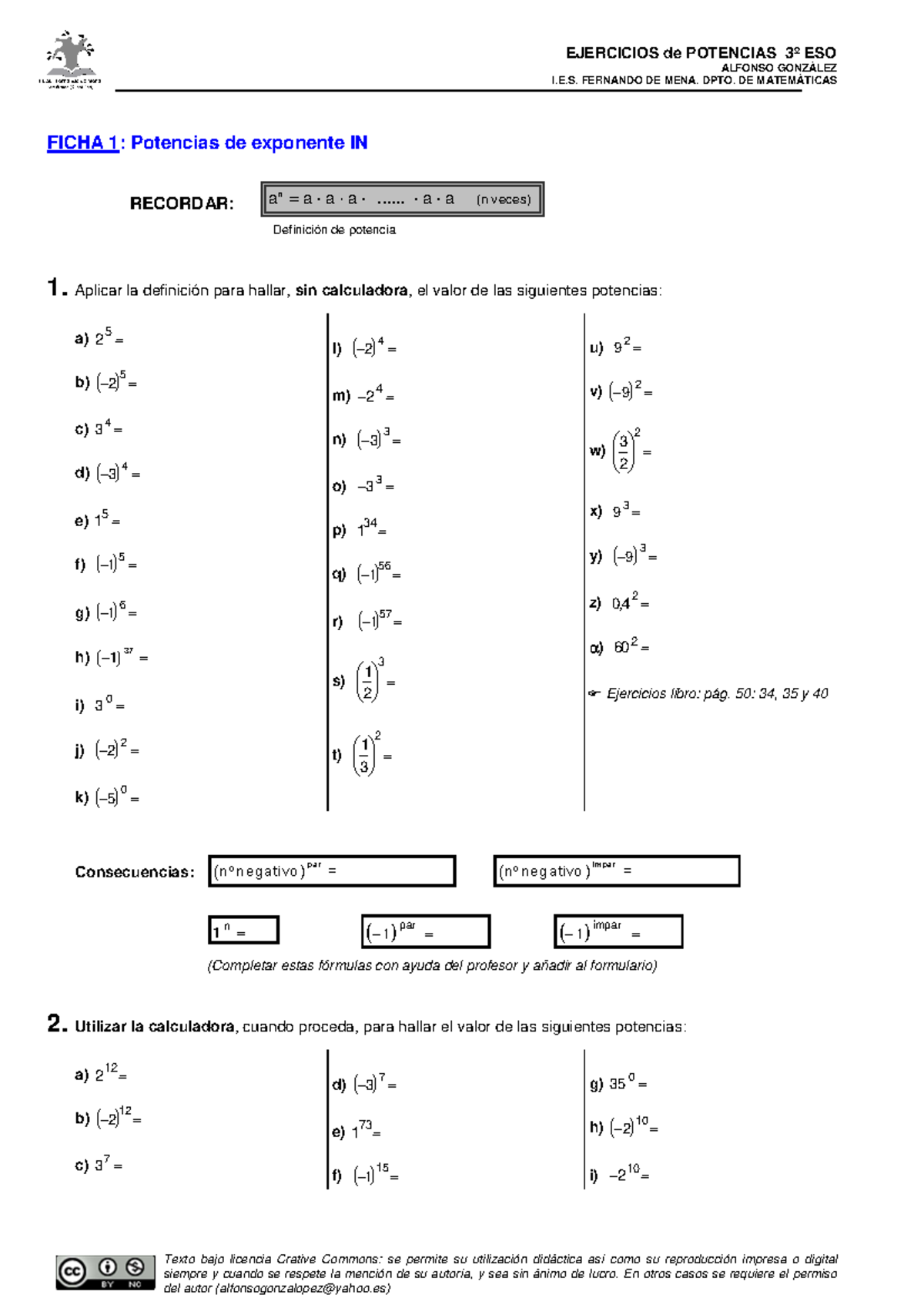 3 6 fichas potencias completas - ALFONSO GONZÁLEZ I.E. FERNANDO DE MENA ...